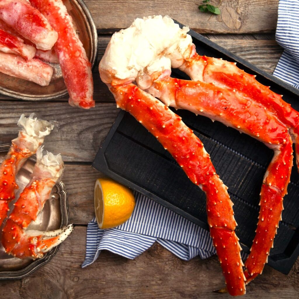 Crabe royal rouge d’Alaska - King crab - Livré à domicile